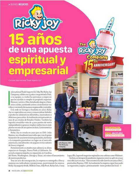 We got featured in Abasto Magazine! – Ricky Joy Shop