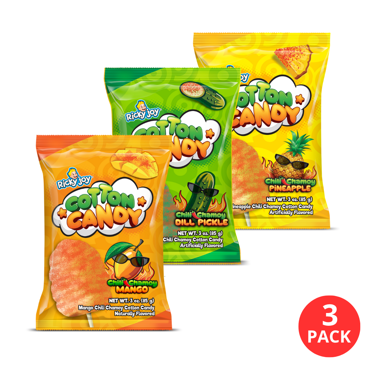 Ricky Joy Cotton Candy Chili Chamoy Assorted – Ricky Joy Shop